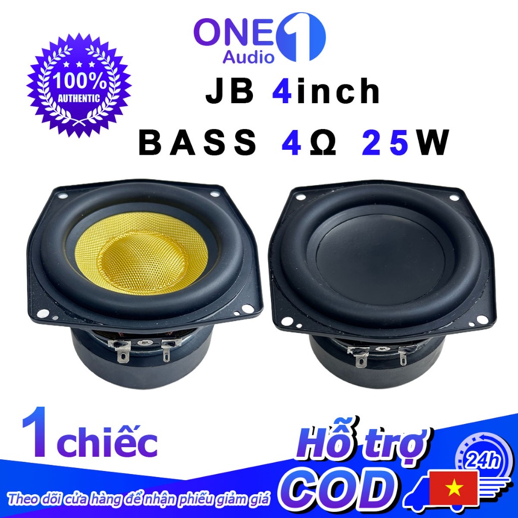 OneAudio Loa bass loa midbass JB bb2 4inch 4Ω 25-50W loa xe hơi loa âm ...