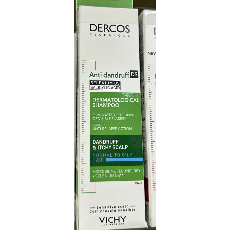 Dầu gội làm giảm gàu dành cho da đầu nhạy cảm Vichy Decos Anti ...