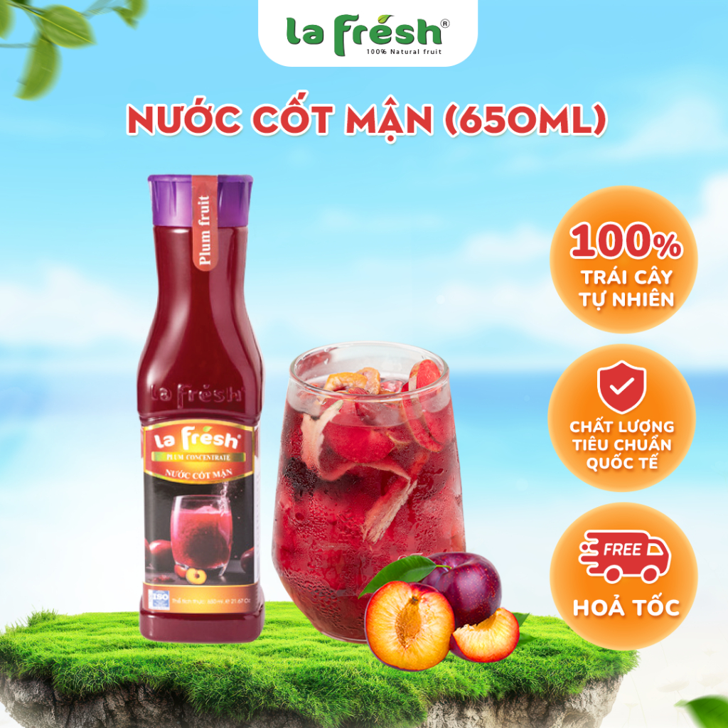 Nước Cốt Mận LaFresh Đà Lạt Chai 650ml – Thơm Ngon Dễ Pha Chế, Đậm Vị ...