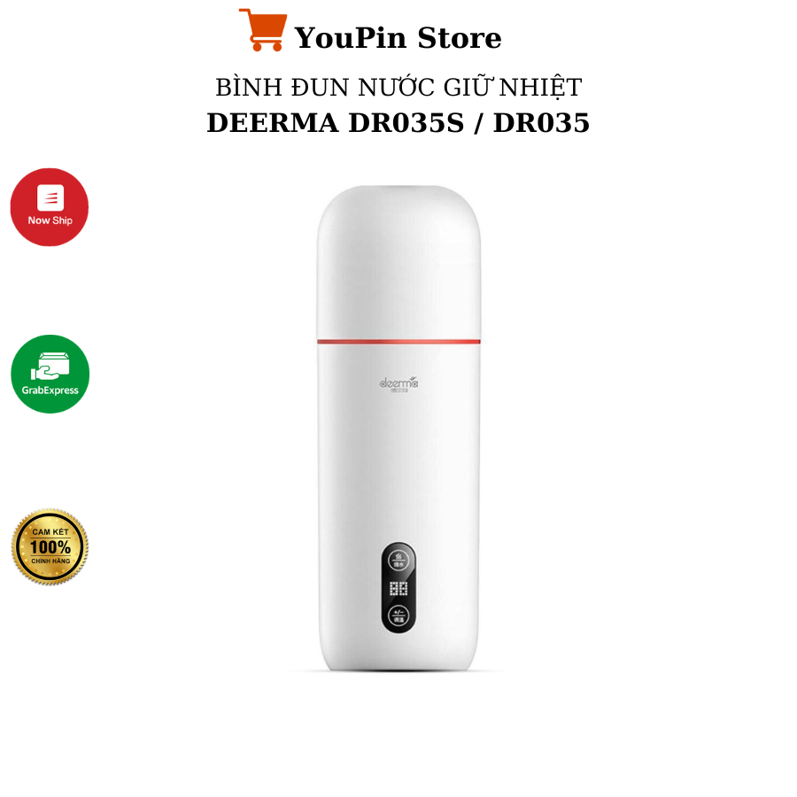 Bình đun nước giữ nhiệt Deerma DEM DR035 DR035S - Bảo hành 6 tháng | Shopee Việt Nam