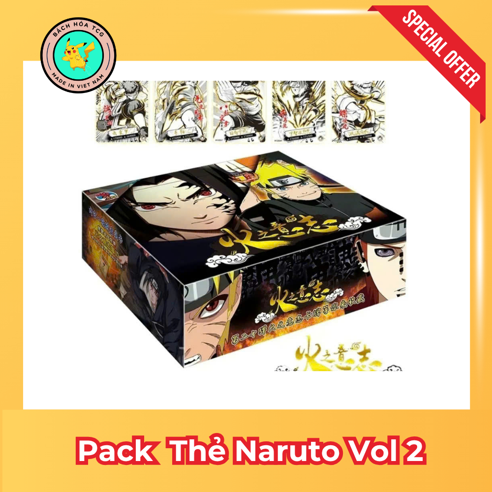 Pack Thẻ Bài Naruto Vol2 Chính Hãng BlingBox Tại Bách Hóa TCG | Shopee ...