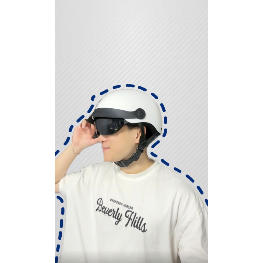 [ĐỘC QUYỀN] Mũ Bảo Hiểm Royal M579 Mũ Nửa Đầu Kính Âm Kết Hợp Lưỡi Trai ...