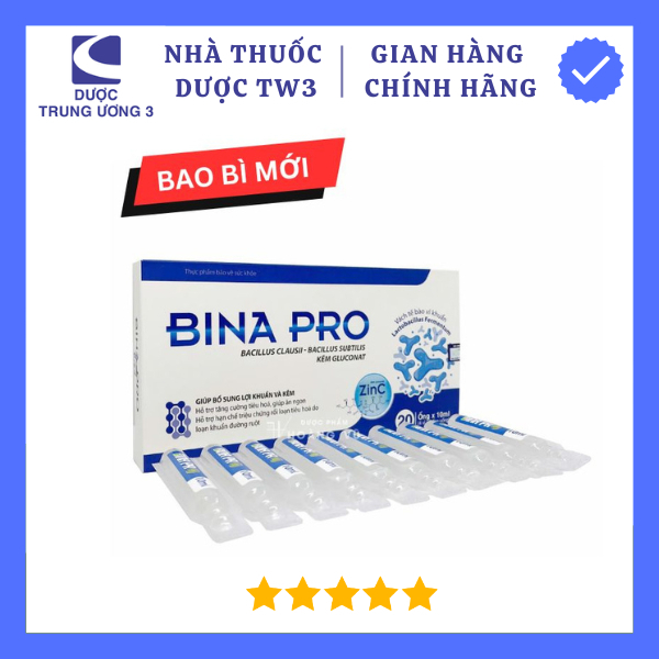 Men vi sinh hỗ trợ tiêu hóa BINA PRO - ENTERO PRO - Hỗ trợ tăng cường ...