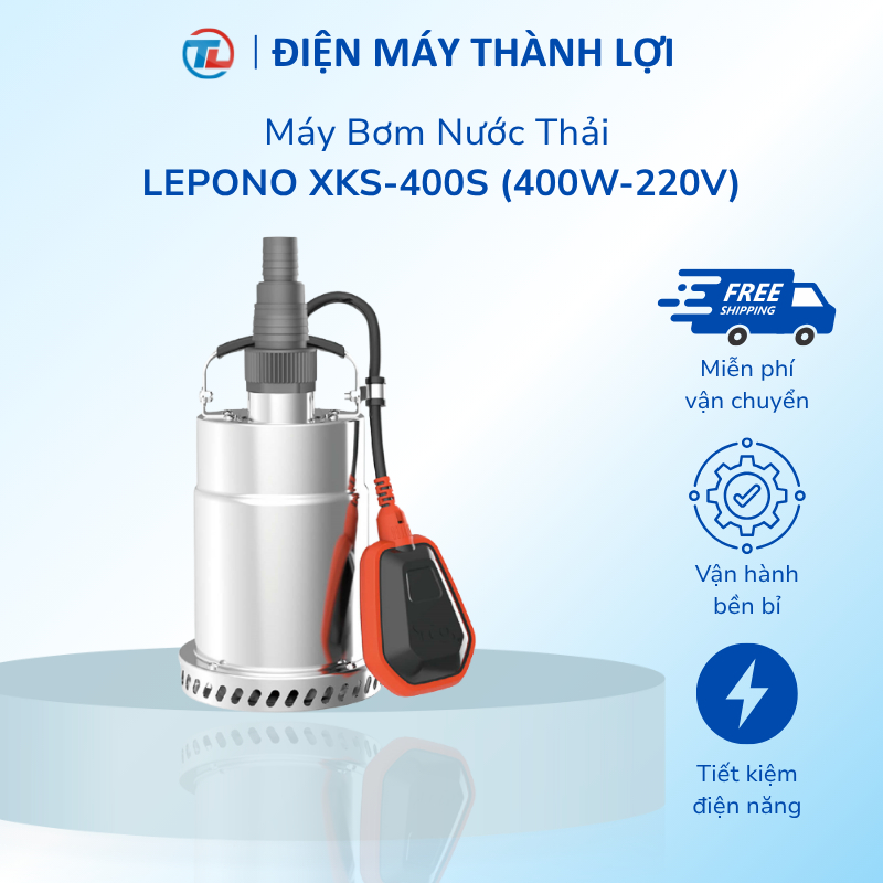 Máy Bơm Nước Thải LEPONO XKS-400S (400W-220V) | Shopee Việt Nam