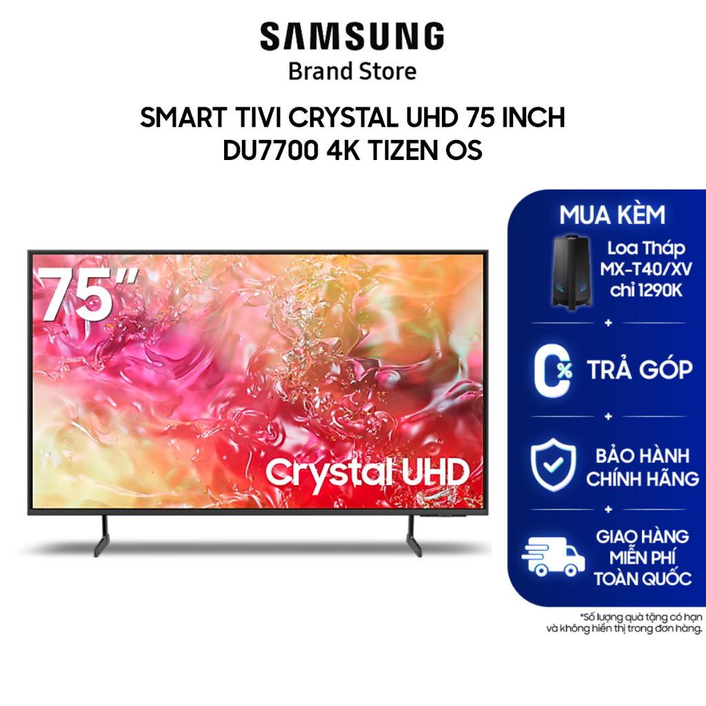 [FREESHIP & HỖ TRỢ LẮP ĐẶT] Smart Tivi SAMSUNG Crystal UHD DU7000 4K ...