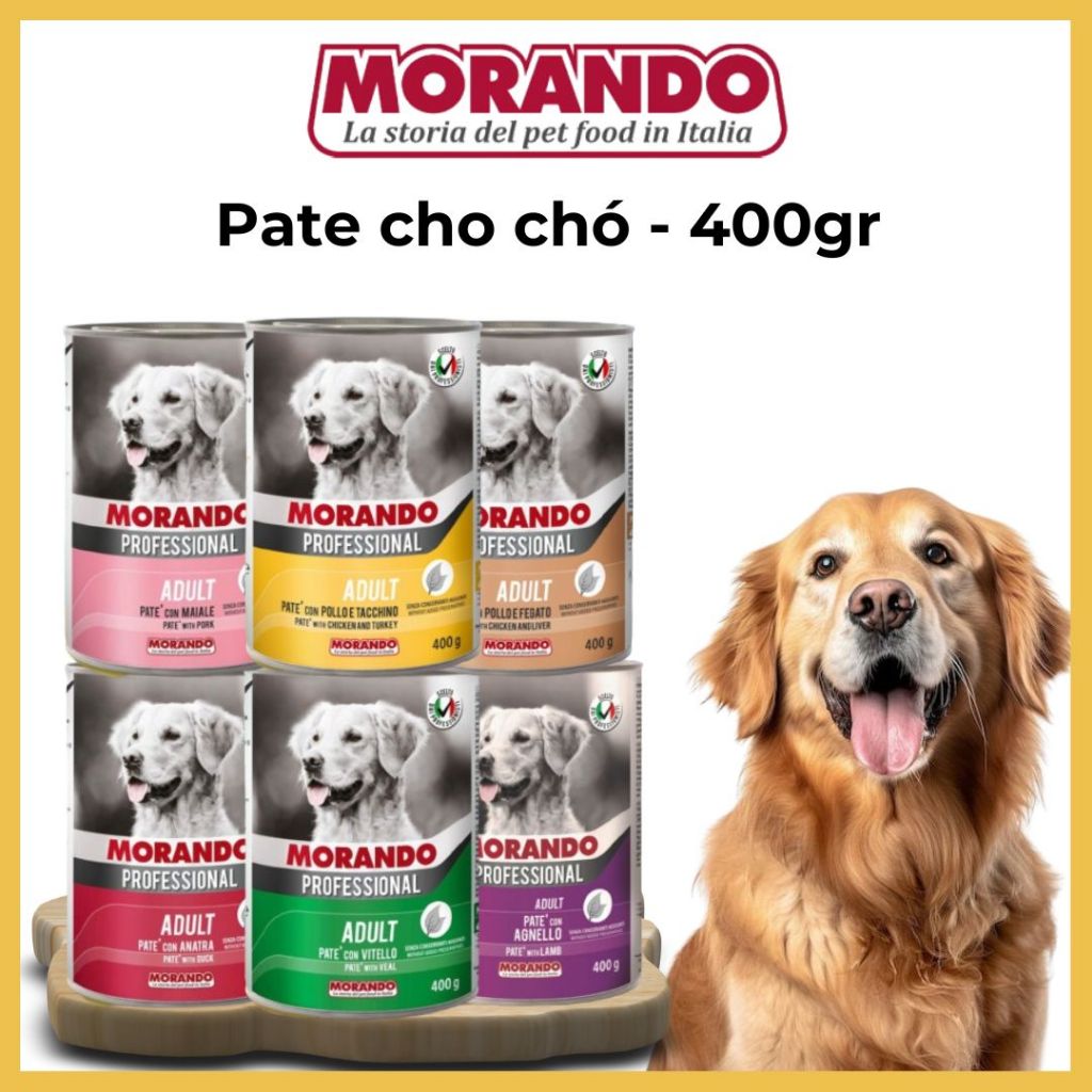 [PATE CHO CHÓ] Pate Morando Dành Cho Chó Trưởng Thành - Nhập Khẩu Trực ...