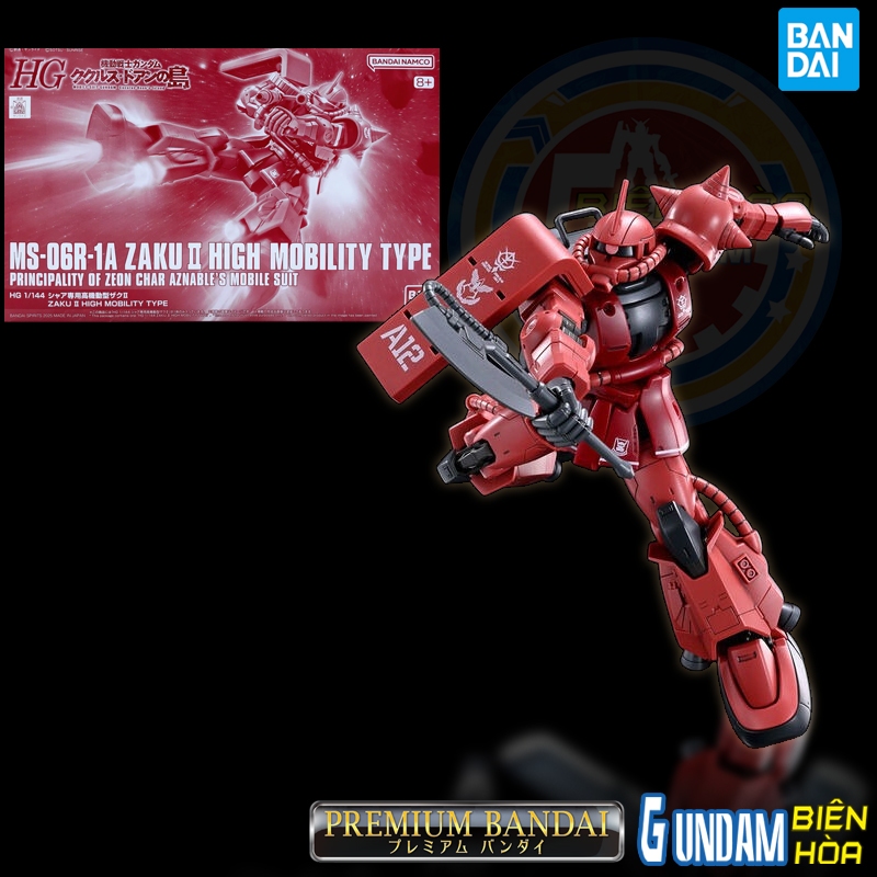 Bộ lắp ráp HG 1/144 Char's High Mobility Zaku II | Shopee Việt Nam