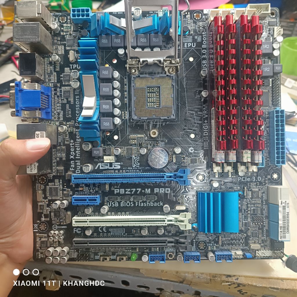 Z77 MÃ P8Z77 M PRO FULL ZIN ĐẸP MAINBOARD PC [CÓ FE CNC] [RIPJAW 4GB X4] [I5 3470] | Shopee Việt Nam