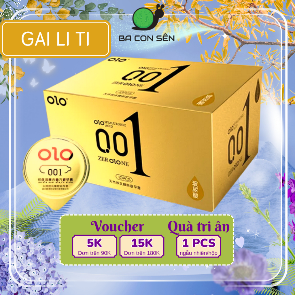 Bao Cao Su Có Gai OLO 001, BCS Kéo Dài Quan Hệ, Gân Gai Li Ti, Tăng ...