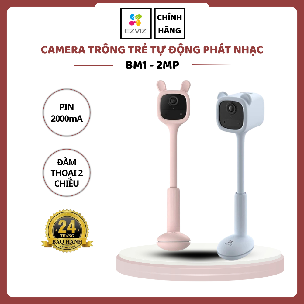 Camera Trông Trẻ Ezviz BM1 2MP Nhạc Vỗ Về Bé Phát Hiện Tiếng Khóc Trèo ...