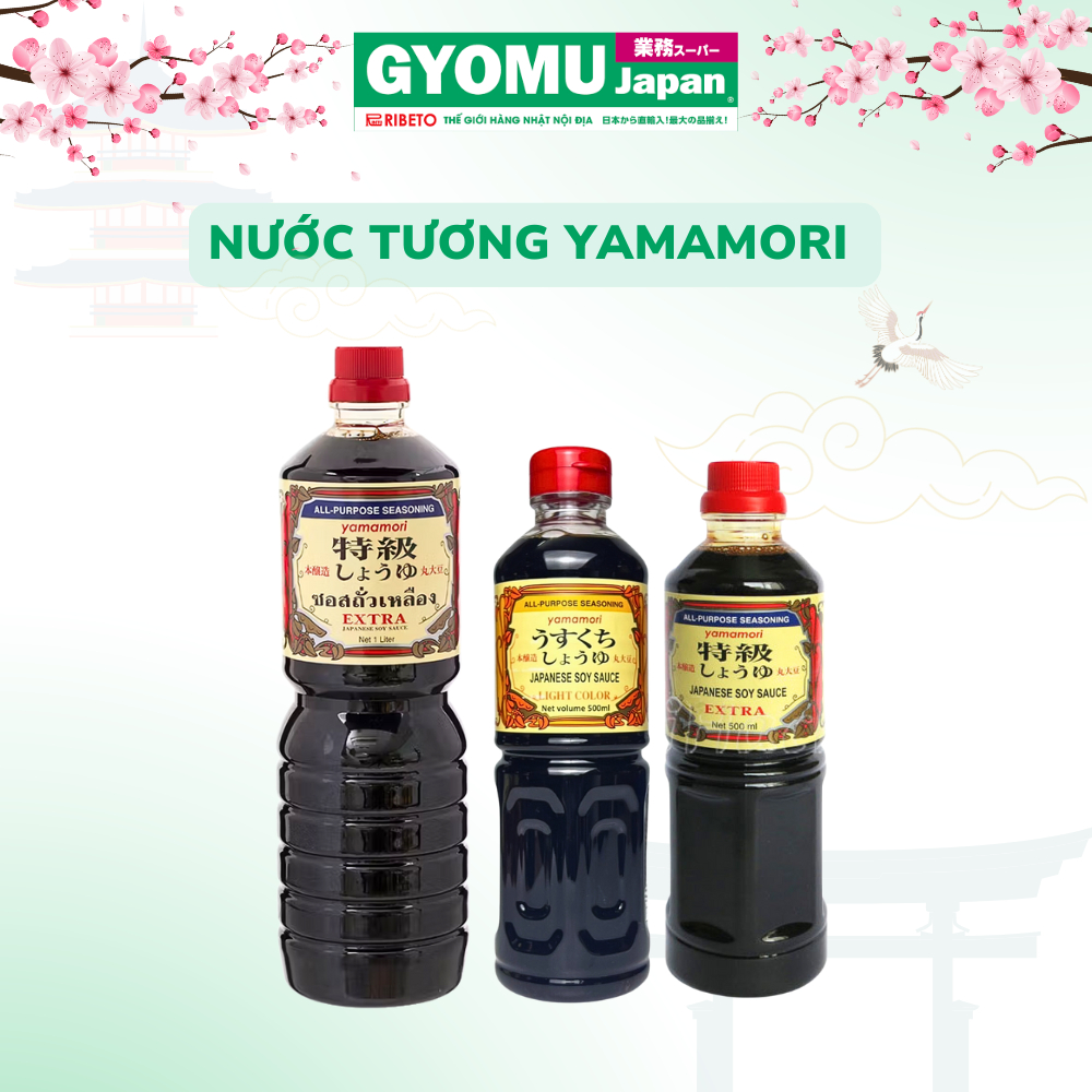 Nước tương Yamamori Japanese 500ml - 1L - Gyomu Japan | Shopee Việt Nam