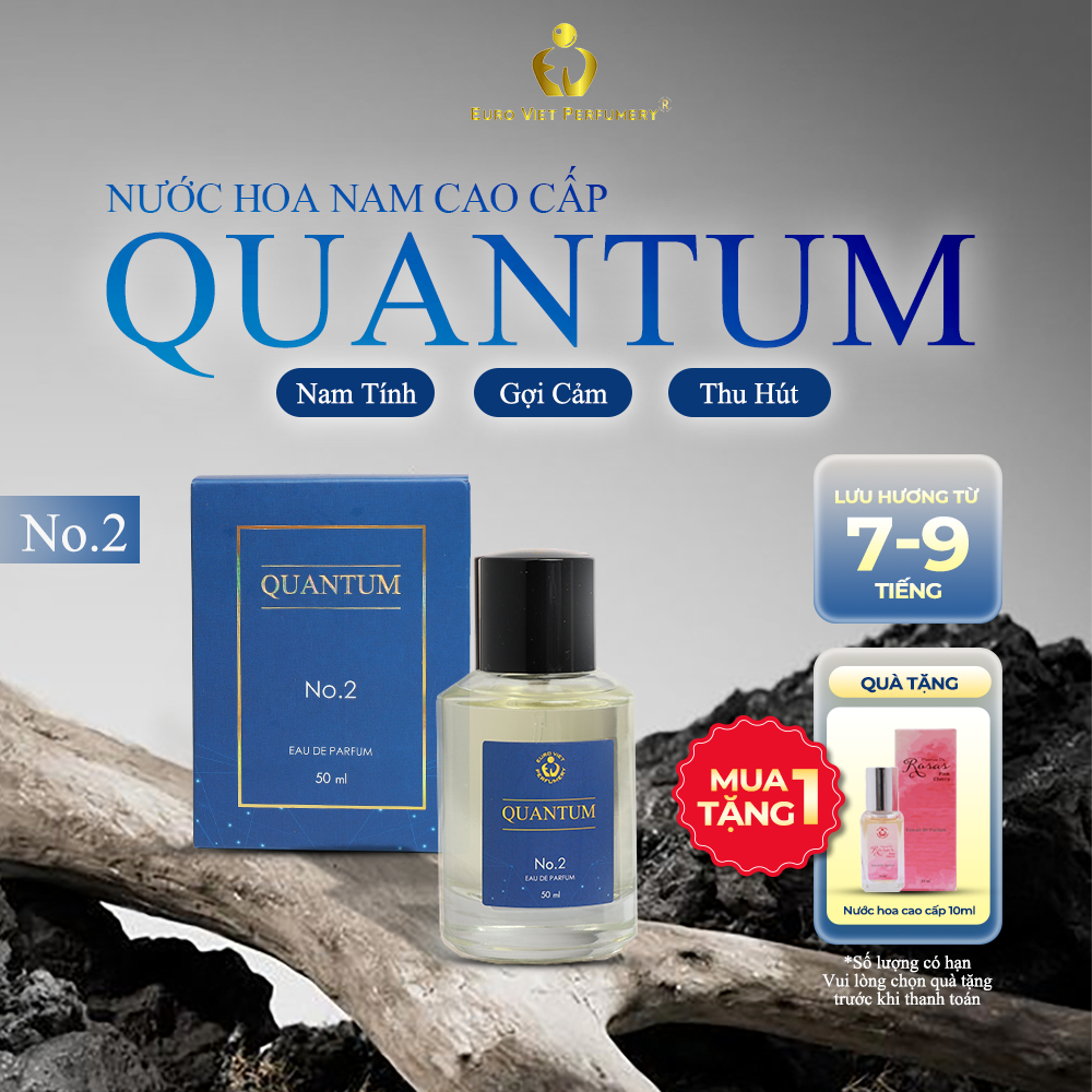 Nước hoa nam TOUGH MAN QUANTUM No.2 nam tính, gợi cảm, thu hút Eau de parfum Lưu Hương 6-12 ...
