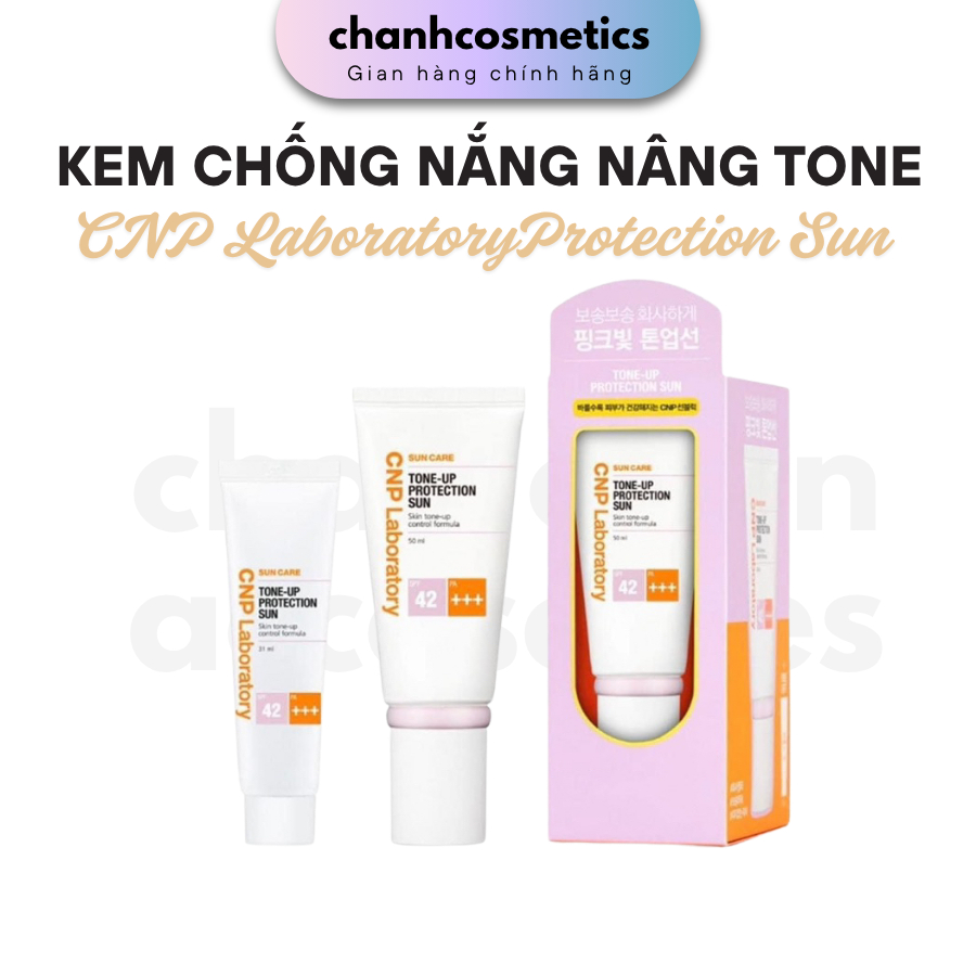Set kem chống nắng CNP 50ml+31ml nâng tone cho da dầu | Shopee Việt Nam