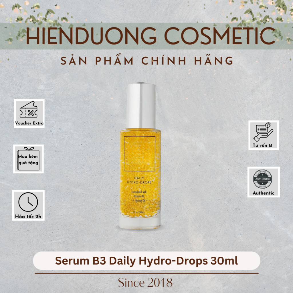 Serum B3 Daily Hydro Drops Fullsize 30ml (mẫu mới) | Shopee Việt Nam