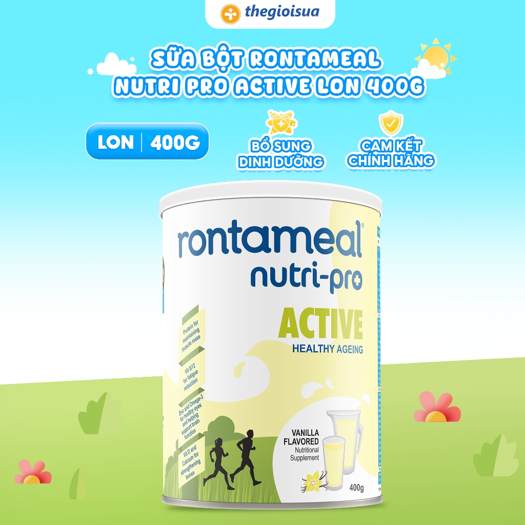 Sữa bột Rontameal Nutri Pro Active nhập khẩu Pháp tăng cường quá trình ...