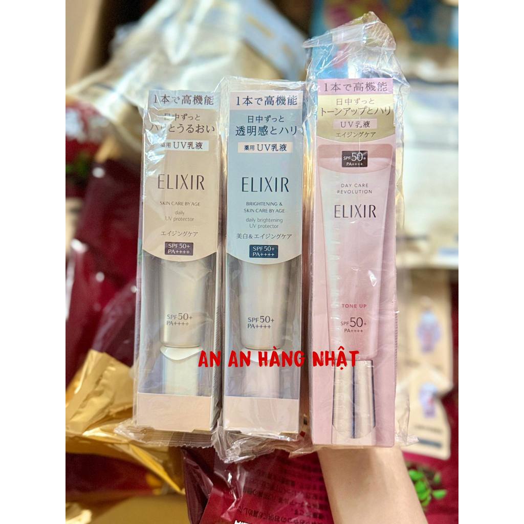 Kem Chống Nắng Elixir Lên Tone Elixir Day Care Revolution Tone Up SPF ...