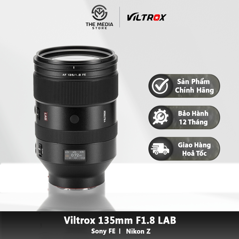 Viltrox AF 135mm F/1.8 LAB Full Frame | ngàm Sony FE - Nikon Z | Chính ...