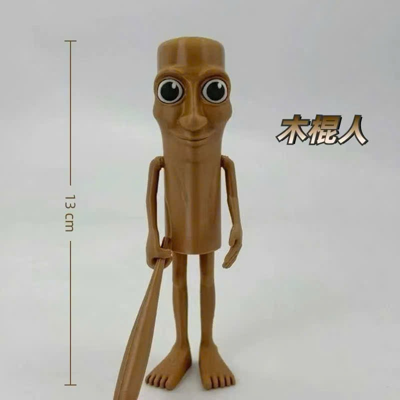 Mô hình quái vật brainrot meme tung tung tung sahur dạng lắp ráp 13cm ...