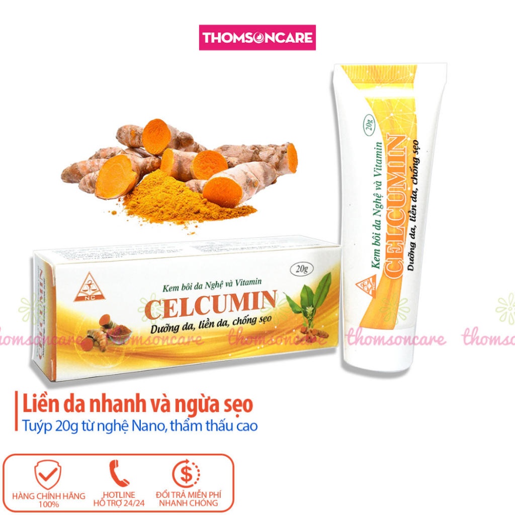 Kem nghệ Nano Curcumin - ngừa mụn, dưỡng da liền sẹo Celcumin có thêm ...