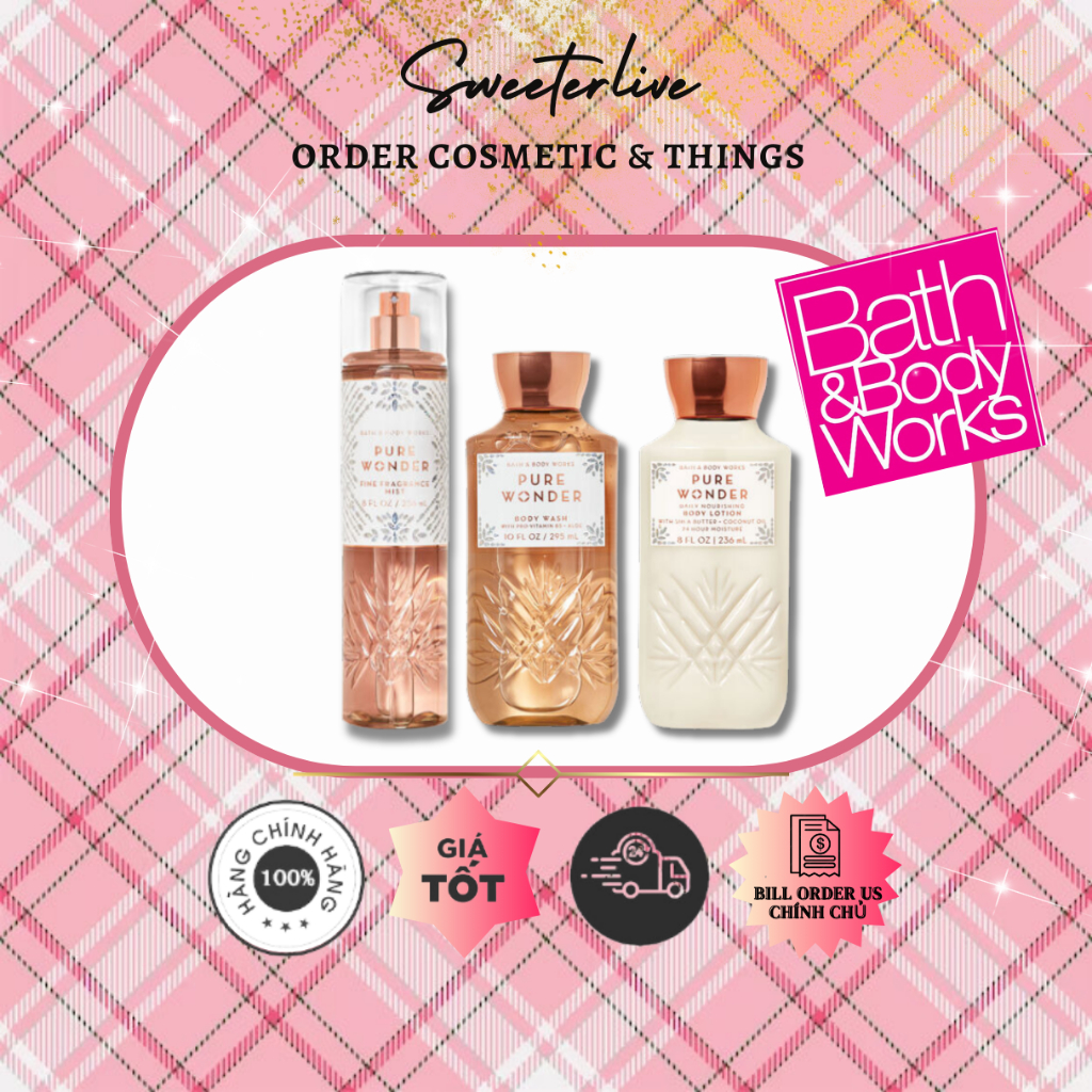 PURE WONDER (Bill US) [LINK MỚI - LƯỢT BÁN TRƯỚC 6,4K] - Xịt thơm toàn ...