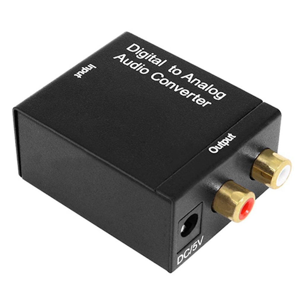 Bộ Chuyển Cáp Quang ra AV AUDIO (Digital to Analog) kèm Nguồn Cấp ...