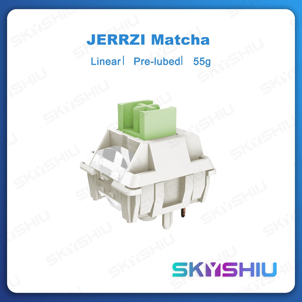 SKYSHIU JERRZI Switch Matcha 5 PIN Linear 50g Công Tắc Bàn Phím Pre ...