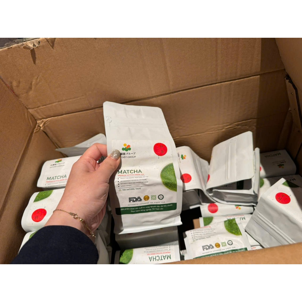 Matcha Satoen Premium vụ Xuân gói full size 1kg - 250gr | Shopee Việt Nam