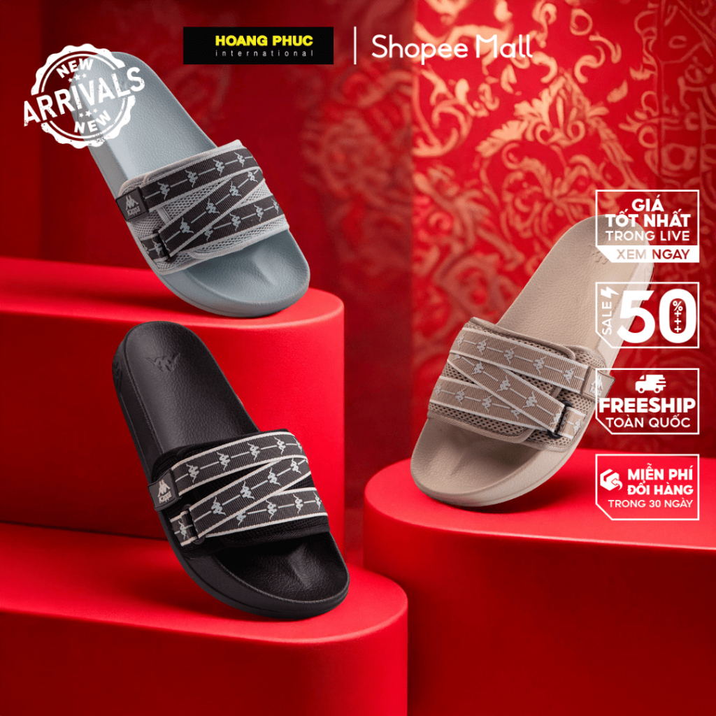 KAPPA dép quai ngang Unisex 33221qw | Shopee Việt Nam