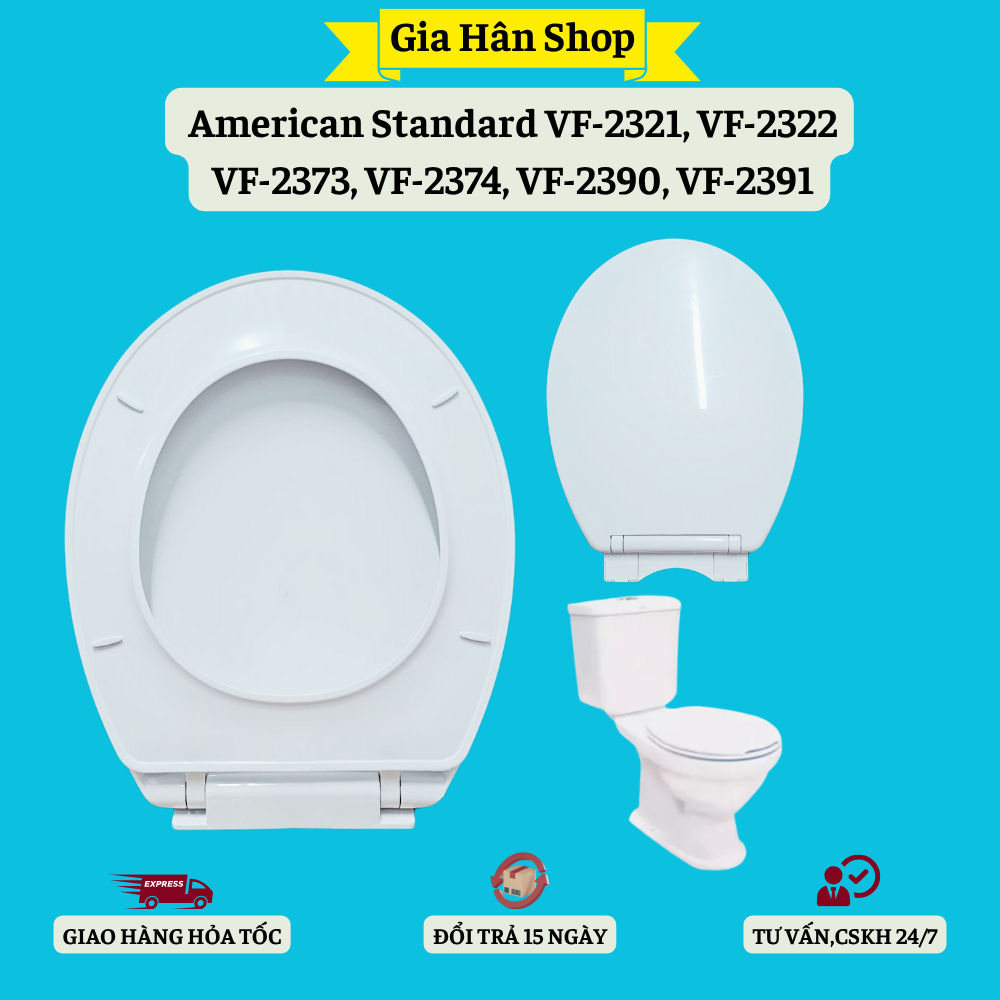 Nắp Bồn Cầu American Standard VF-2321, VF-2322, VF-2373, VF-2374, VF ...
