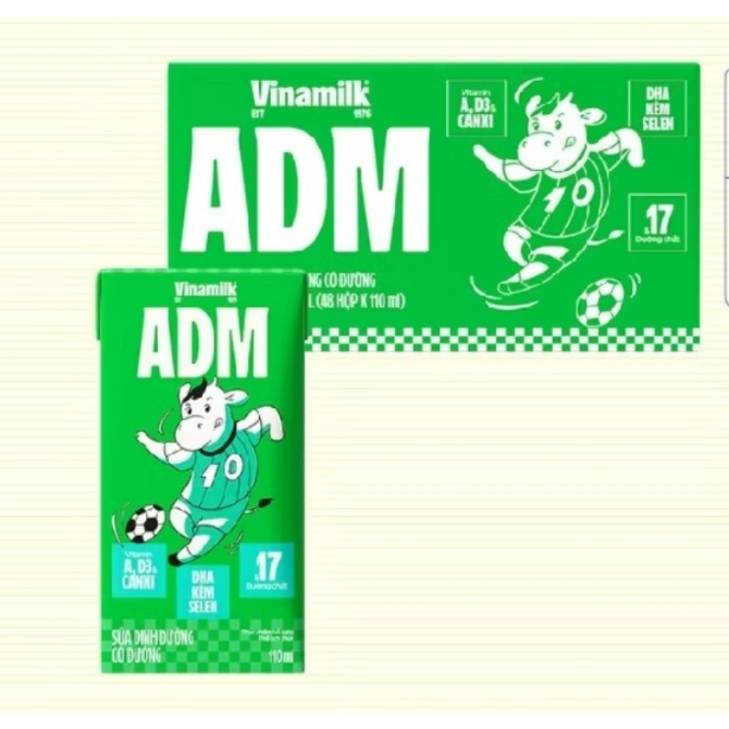 Thùng 48 Hộp Sữa dinh dưỡng Vinamilk ADM Gold có đường 110ml | Shopee ...