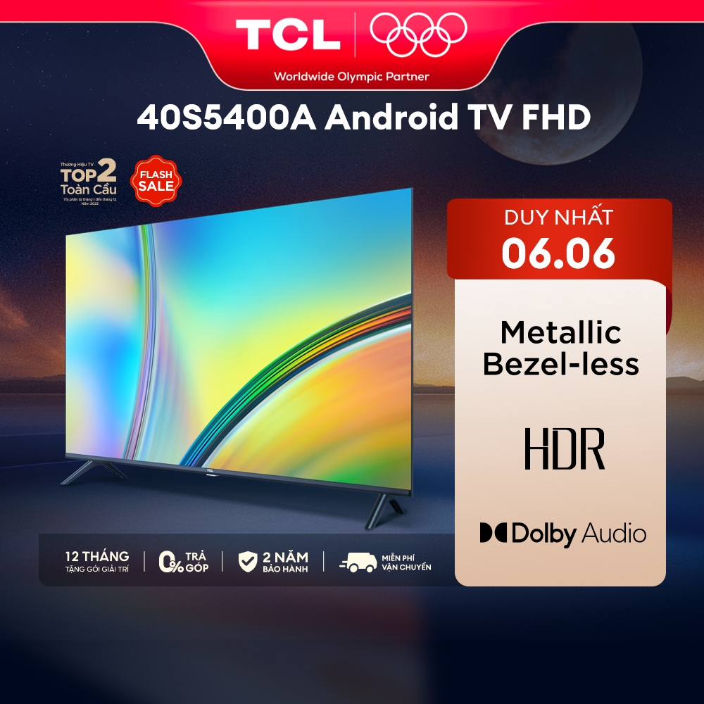 Smart Tivi TCL HD 40 Inch 40S5400A | Shopee Việt Nam