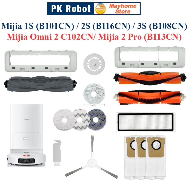 Phụ Kiện Robot Mijia 1S B101CN, 2S B116CN, 3S B108CN, Mijia Omni2 C102CN, Mijia 2 Pro B113CN ...