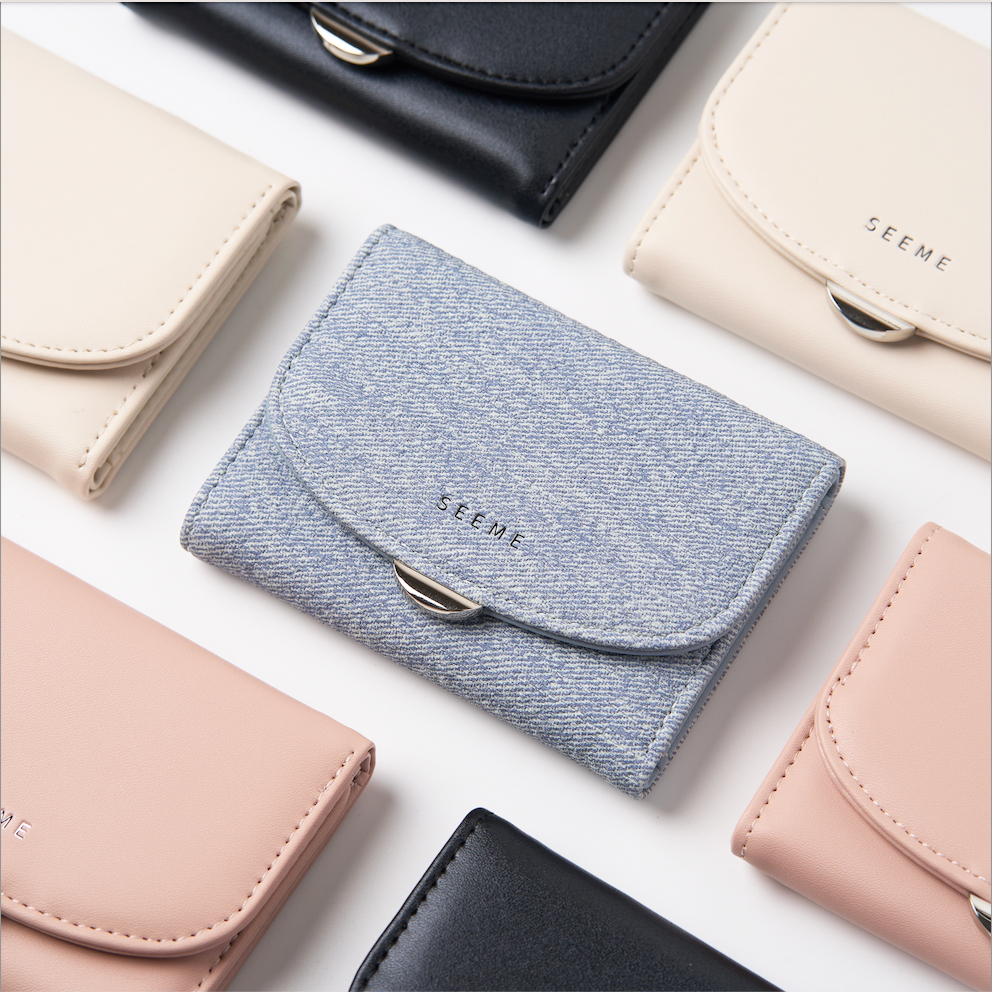 Ví đựng tiền mini gập ba SEEME Oscar Wallet | Shopee Việt Nam