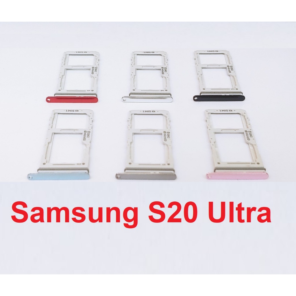 Khay 2 Sim Samsung Galaxy S20 Ultra Khay thẻ Micro SD Zin | Shopee Việt Nam