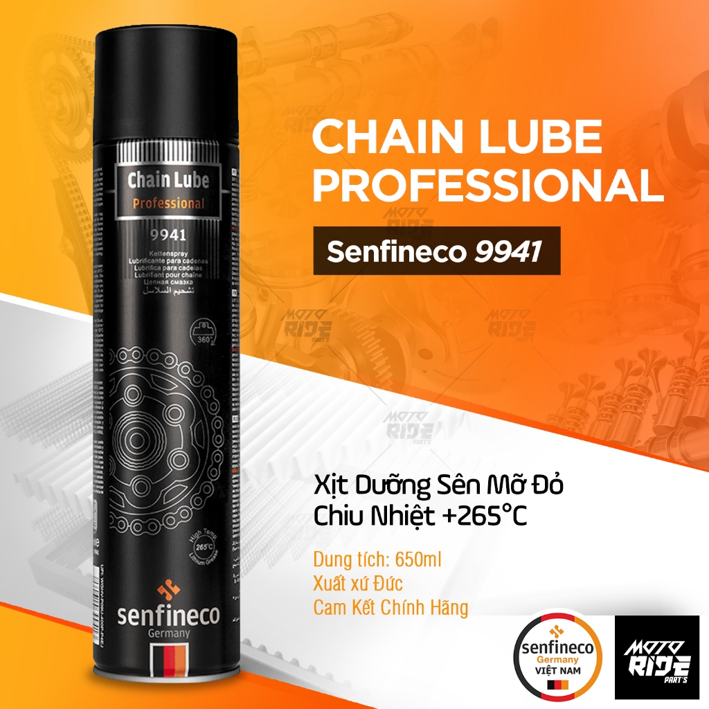 SENFINECO 9941 CHAIN LUBE PROFRESSIONAL XỊT DƯỠNG SÊN CAO CẤP 650ML ...