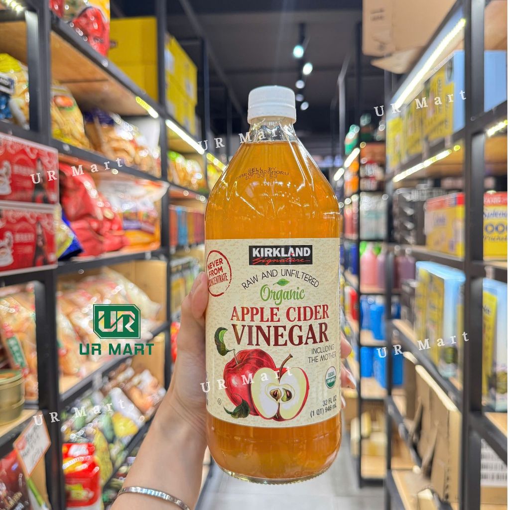 Giấm Táo Hữu Cơ Kirkland Signature Organic Apple Cider Vinegar 946ml ...