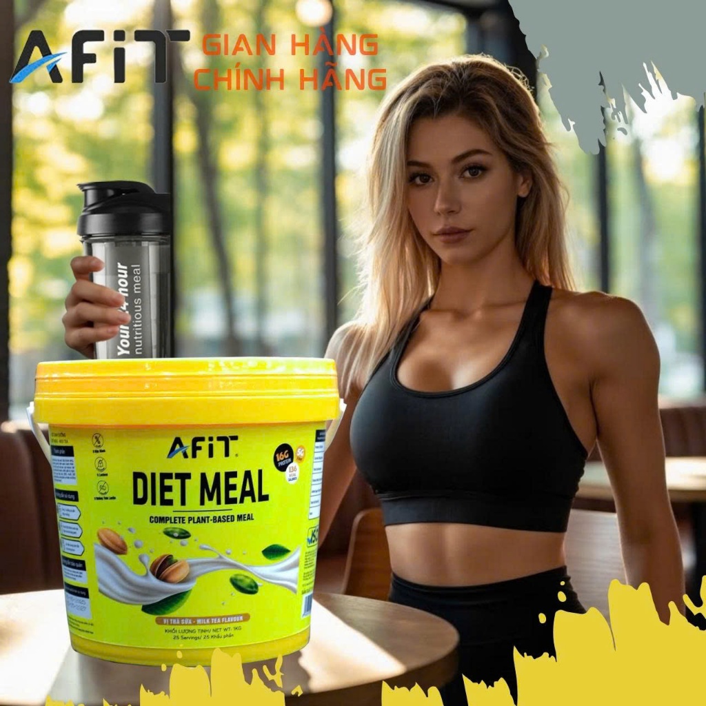 Bột Dinh Dưỡng Diet Meal AFIT Thay Thế Bữa Ăn, Dáng Đẹp, Eo Thon - Hàng ...