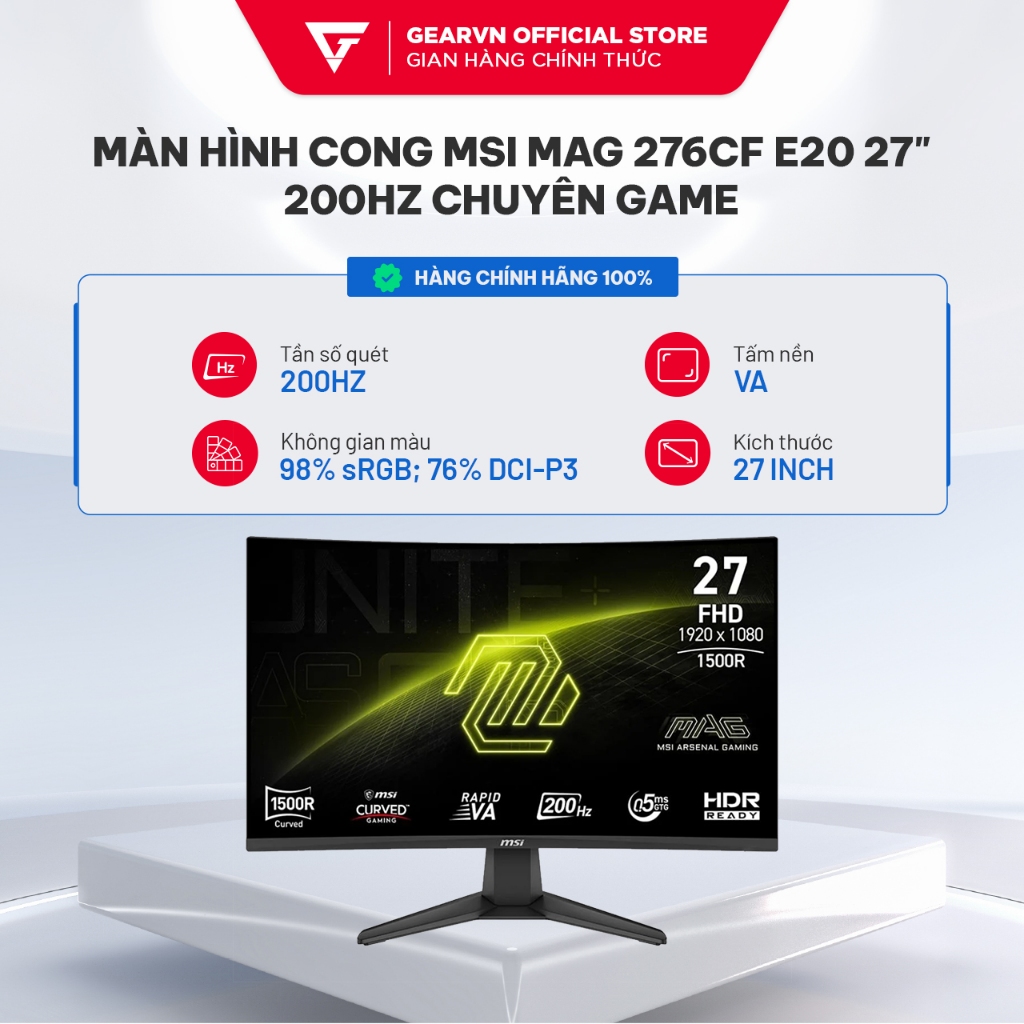 Màn hình cong MSI MAG 276CF E20 27" 200Hz chuyên game | Shopee Việt Nam