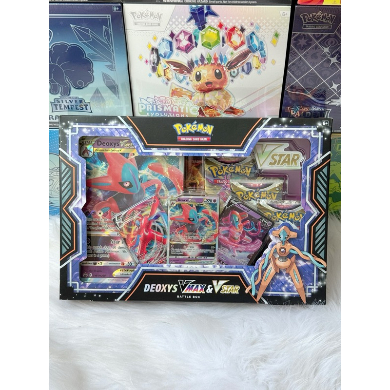 Pokémon TCG: Hộp thẻ bài Deoxys VMAX & VSTAR Battle Box | Shopee Việt Nam