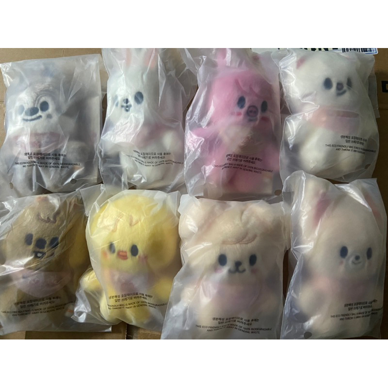 QUÀ LƯU NIỆM CHÍNH HÃNG StrayKids SKZ 5'CLOCK SKZOO PLUSH 10CM - MICRO ...