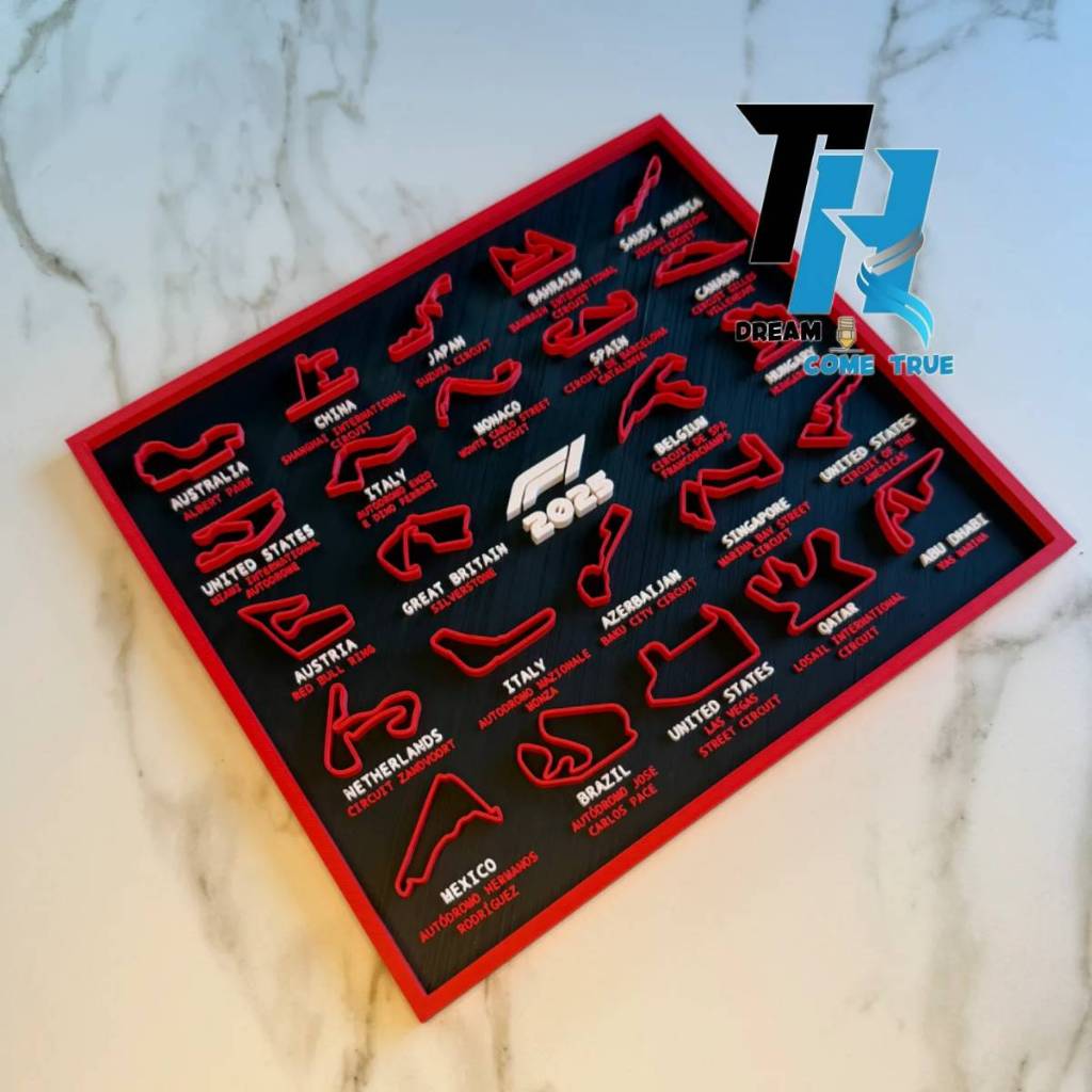 🏁 F1 Circuit In 3D – Mô Hình Tổng Hợp Đường Đua F1 2025 | Shopee Việt Nam