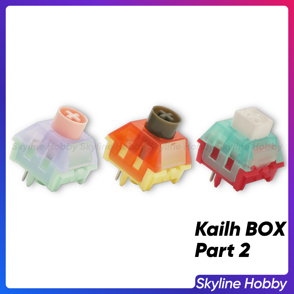 Switch bàn phím cơ Kailh BOX - Variekeys Stellar, Thunderbolt, Jump ...