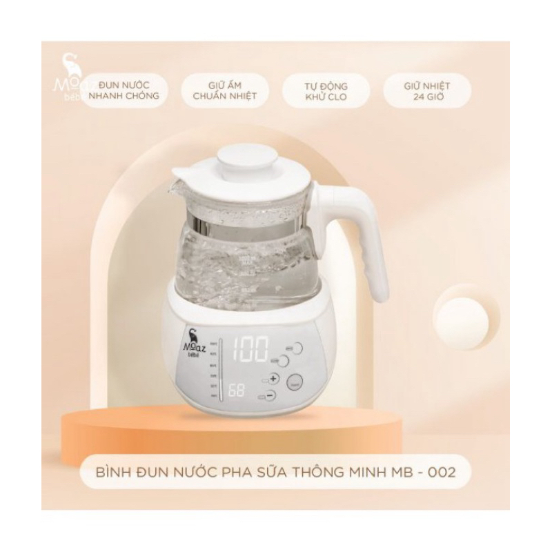 BÌNH ĐUN NƯỚC ĐIỀU CHỈNH NHIỆT ĐỘ PHA SỮA MOAZ BÉBÉ MB002 | Shopee Việt Nam