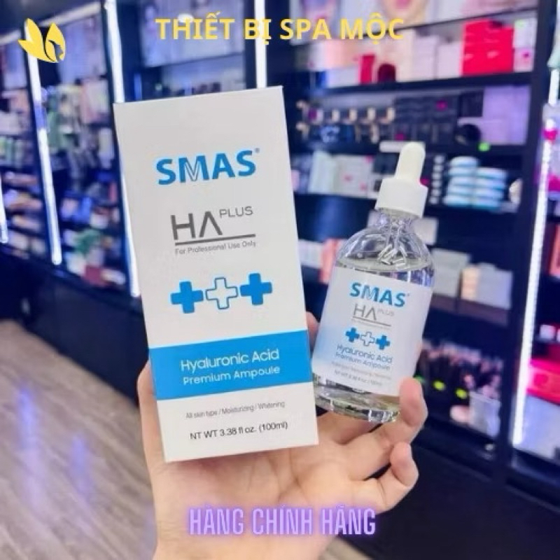 Serum cấp nước SMAS HA Plus Hyaluronic Acid Premium Ampoule - Serum Smas chính hãng | Shopee ...