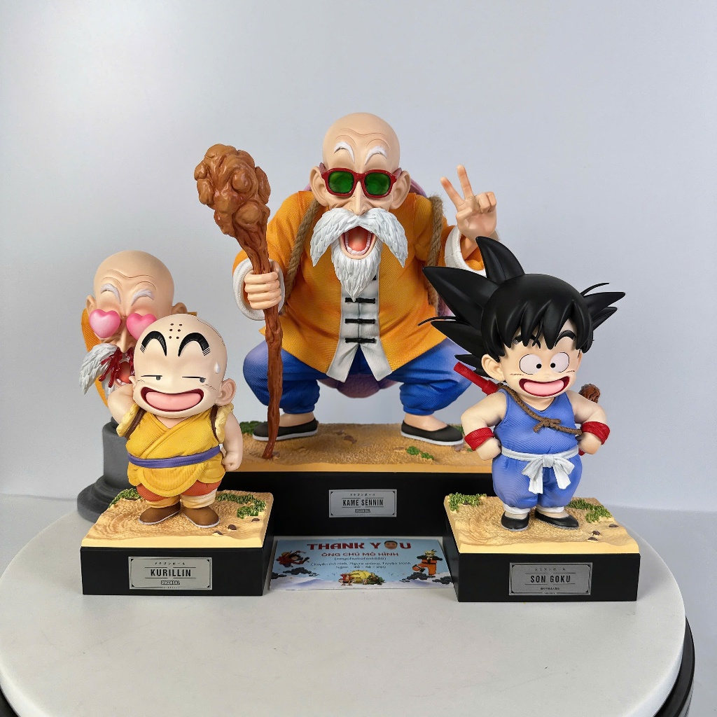 Mô Hình Quy Lão Tiên Sinh vs Goku vs Krilin Thời Thơ Ấu Siêu Dễ Thương ...