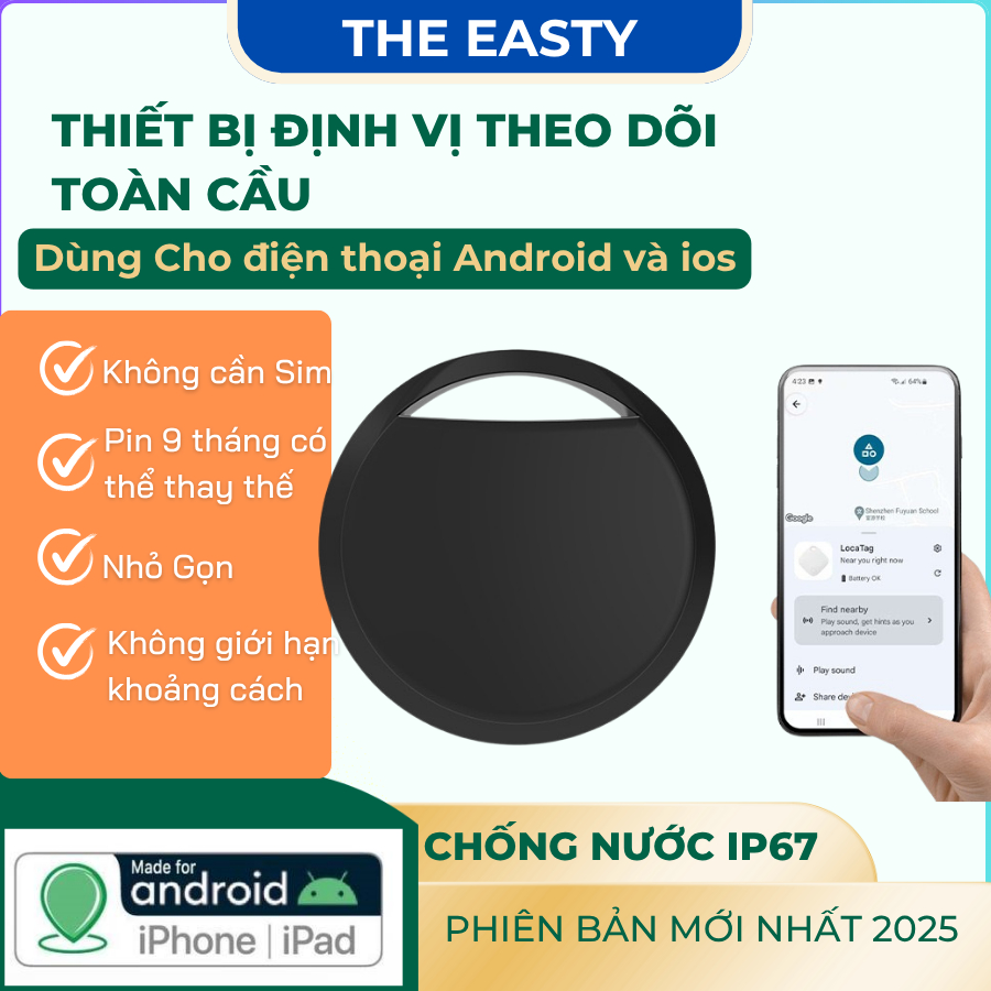 Thiết Bị Định Vị Theo Dõi Smart Tag Cho IP iOS và Android, Thiết Bị ...