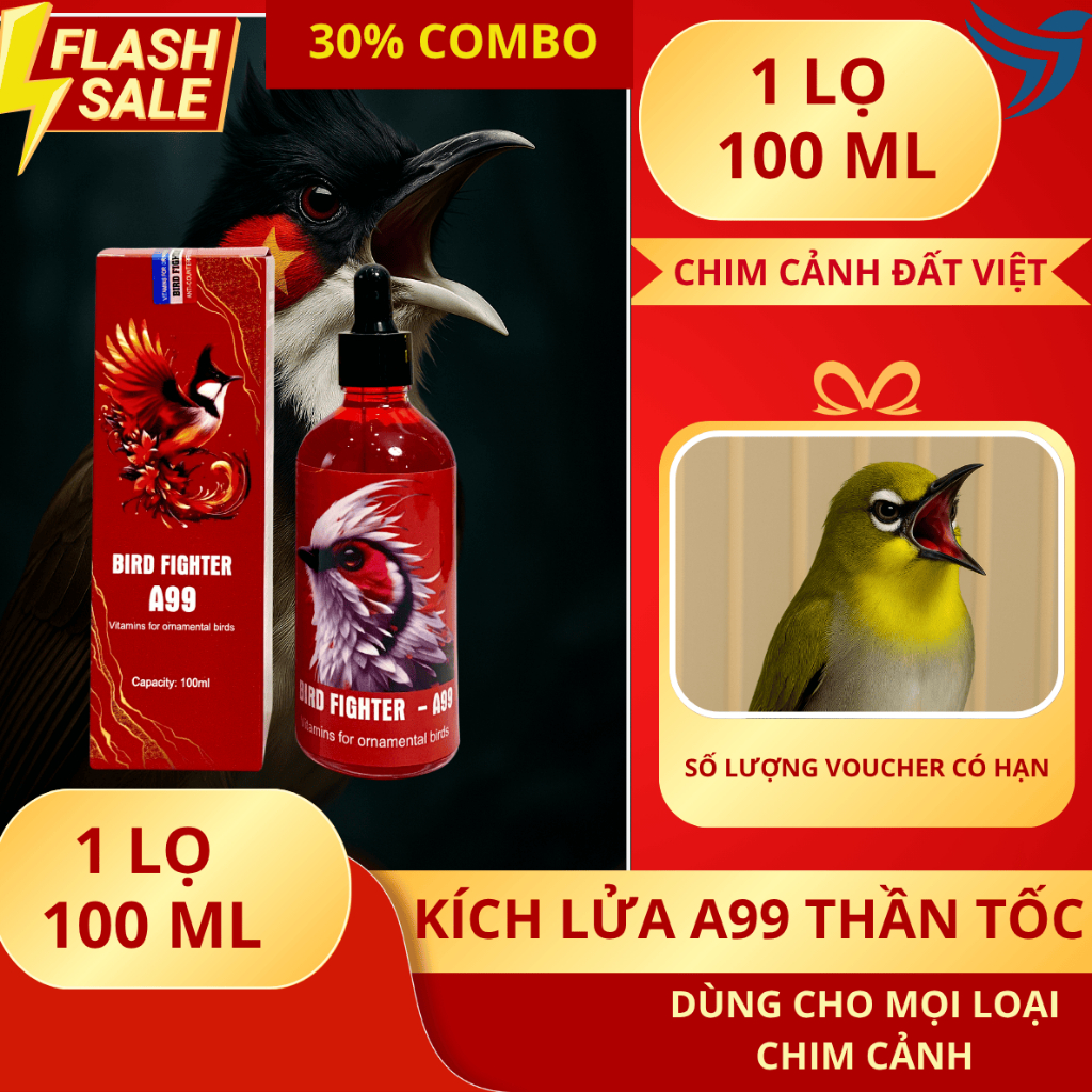1 Lọ Vitamin Siêu Kích Lửa A99 cực nhanh sau 1-3 ngày - cho mọi dòng ...