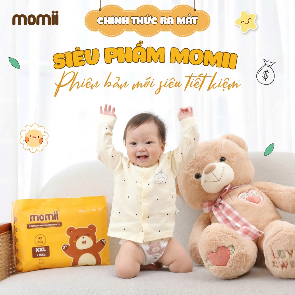 [PHIÊN BẢN MỚI] TÃ/BỈM DÁN/QUẦN MOMII PHIÊN BẢN MỞI MỎNG THOÁNG, THẤM ...