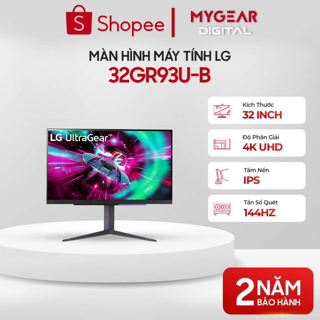 Màn hình Gaming LG UltraGear 27GR93U-B / 32GR93U-B 27-32" UHD 144 Hz ...