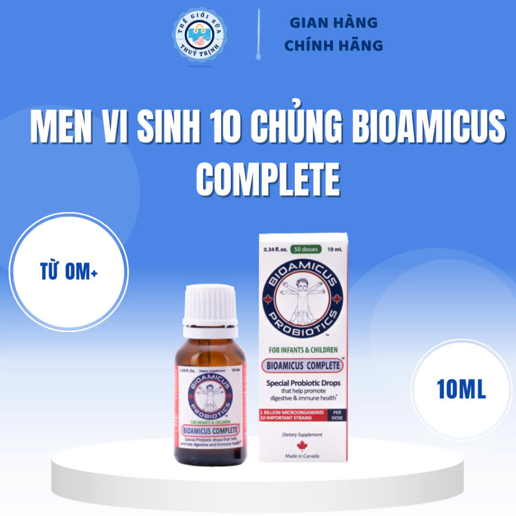 Men Vi Sinh Bioamicus Complete 10 chủng | Shopee Việt Nam
